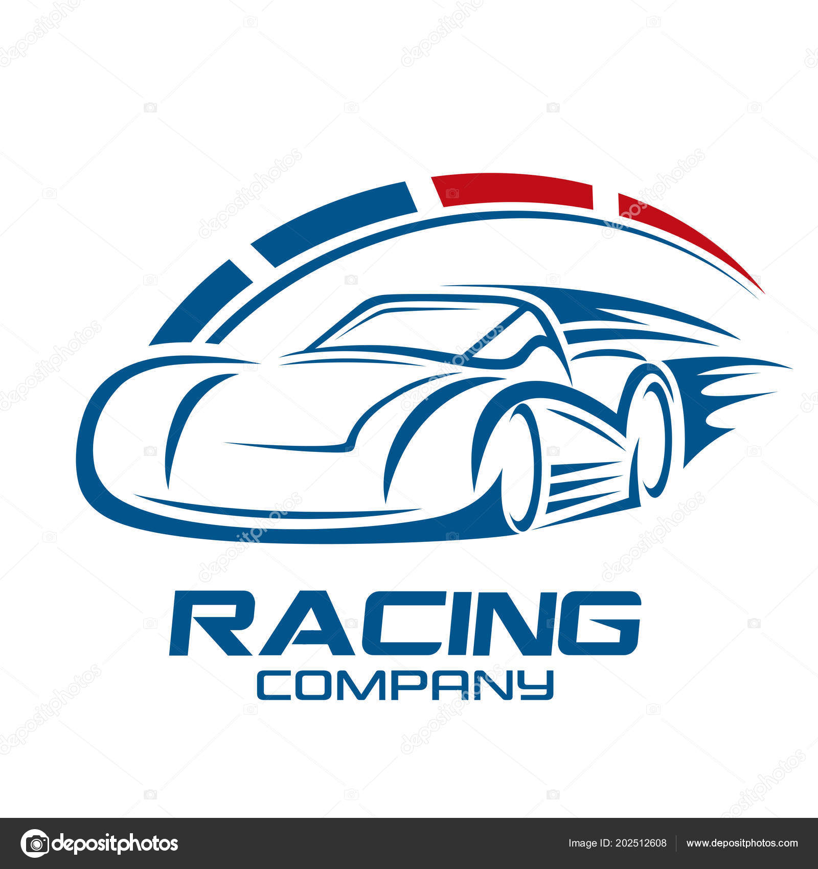 Racing Logo Car