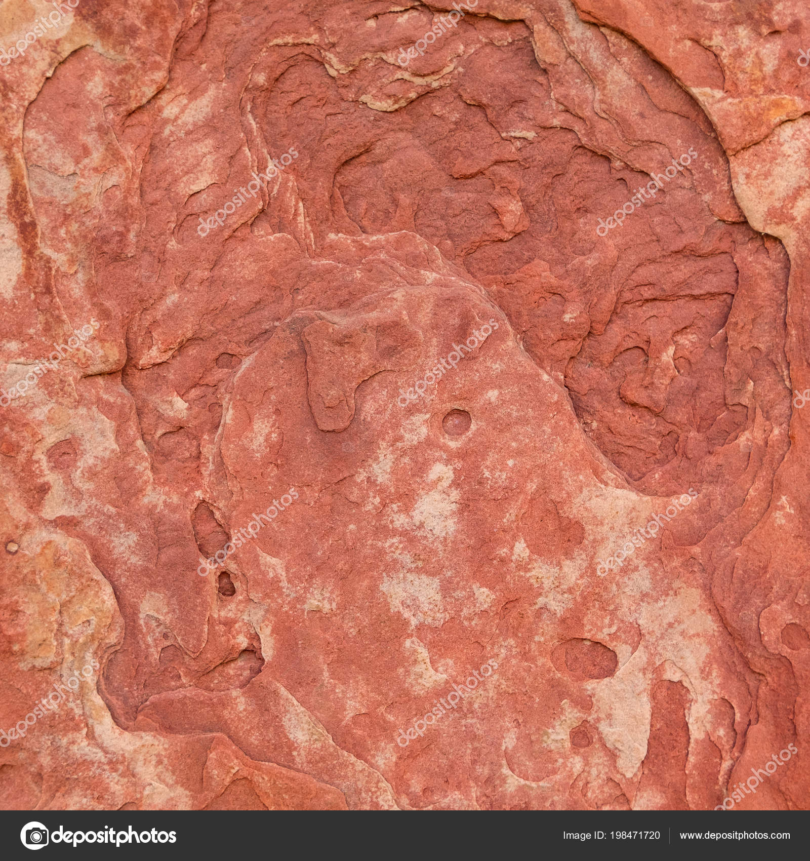 Red Rough Stone Texture Background Material Construction Architectural ...