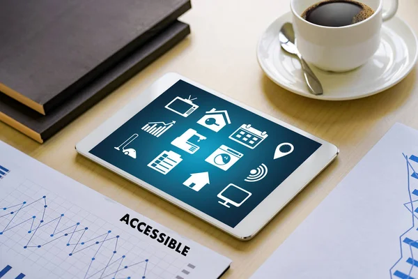 Accessible Welcome Greeting Welcoming Approachable Access Enter — Stock ...