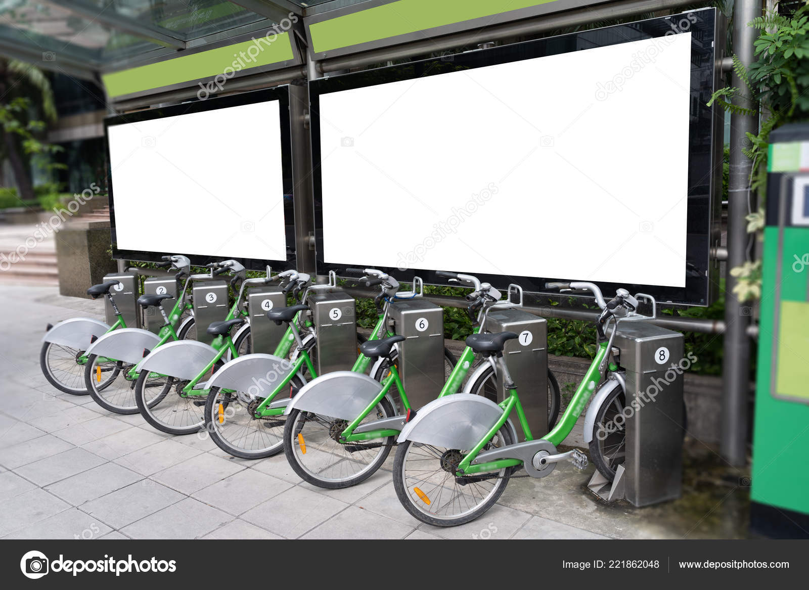 Local Smart Bikes Parked Mobike Intelligent Bike Stock Photo by ©duiwoy ...