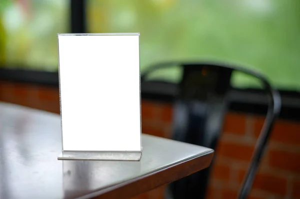 Stand Mock up Menu frame kartu tenda kabur kunci desain latar belakang ...