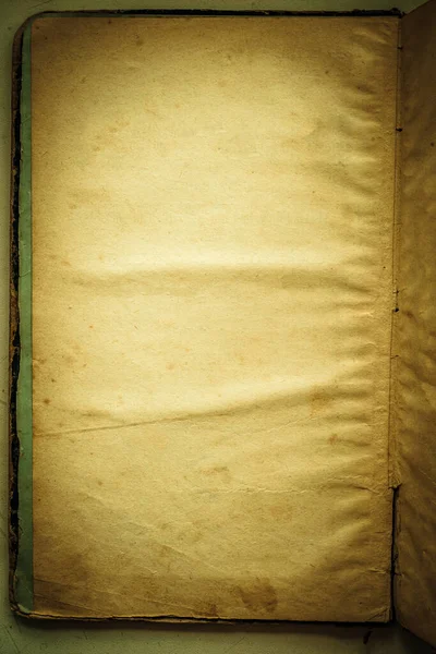 Texture of an old yellowed page in a book without text - Stock Image ...