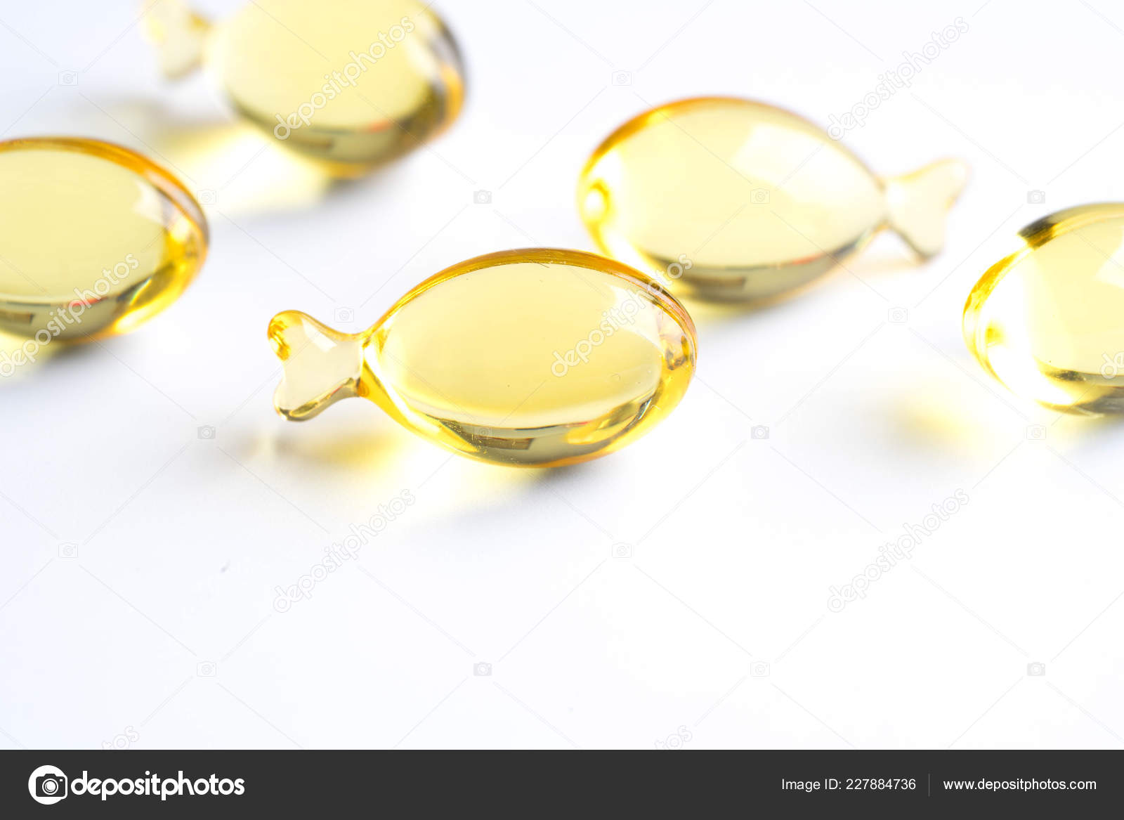 Omega Capsules White Background Fish Shape Stock Photo by ©onairjiw ...