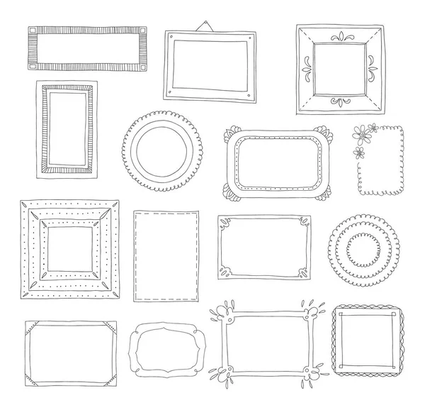 Beautiful frames drawing | Beautiful template hand drawn frames ...