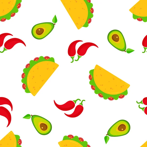 Tacos pattern Vector Art Stock Images | Depositphotos