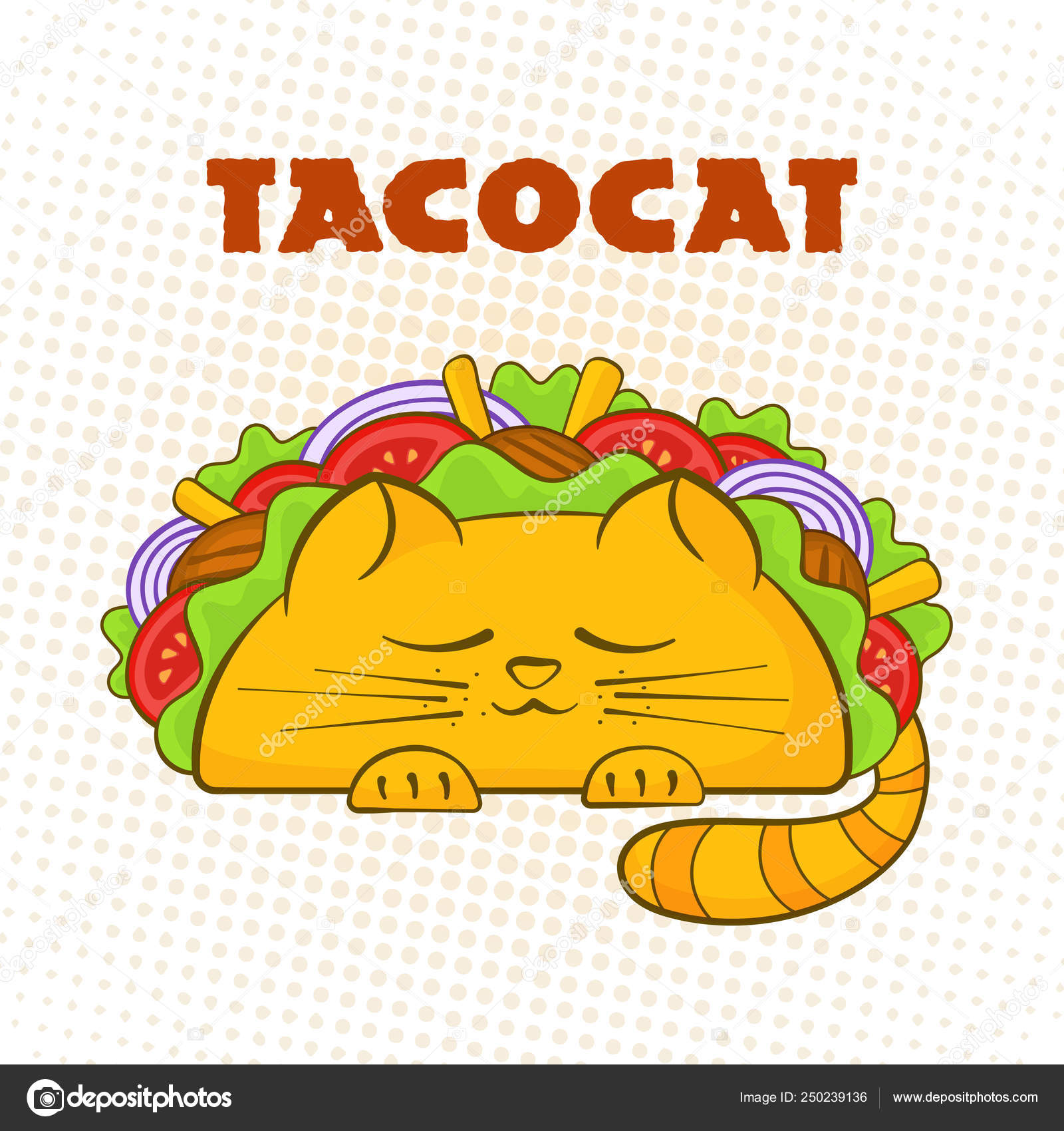Kawaii Taco Cat