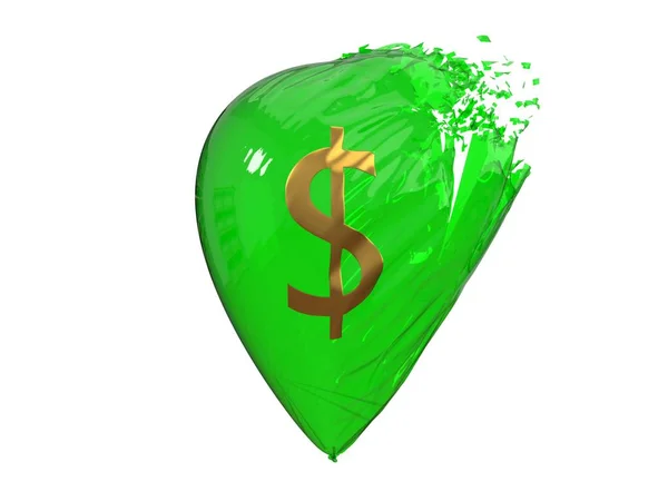 Green dollar sign balloon Stock Photos, Royalty Free Green dollar sign ...