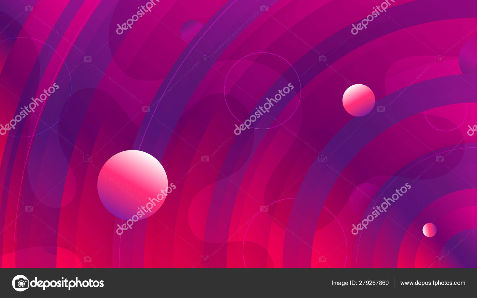 Fun circle liquid color background design. Fluid gradient circled ...