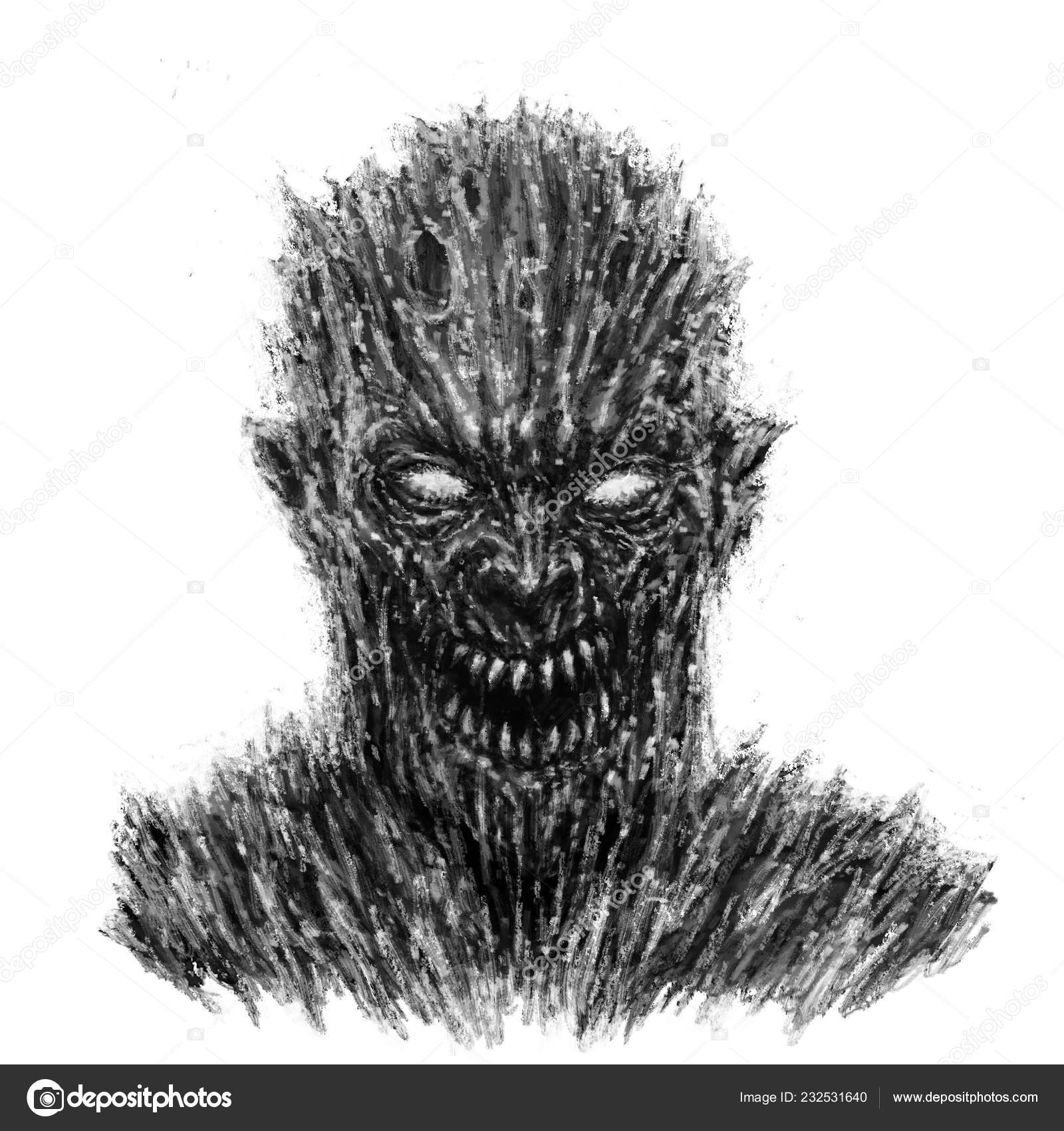 Evil Monster Drawings