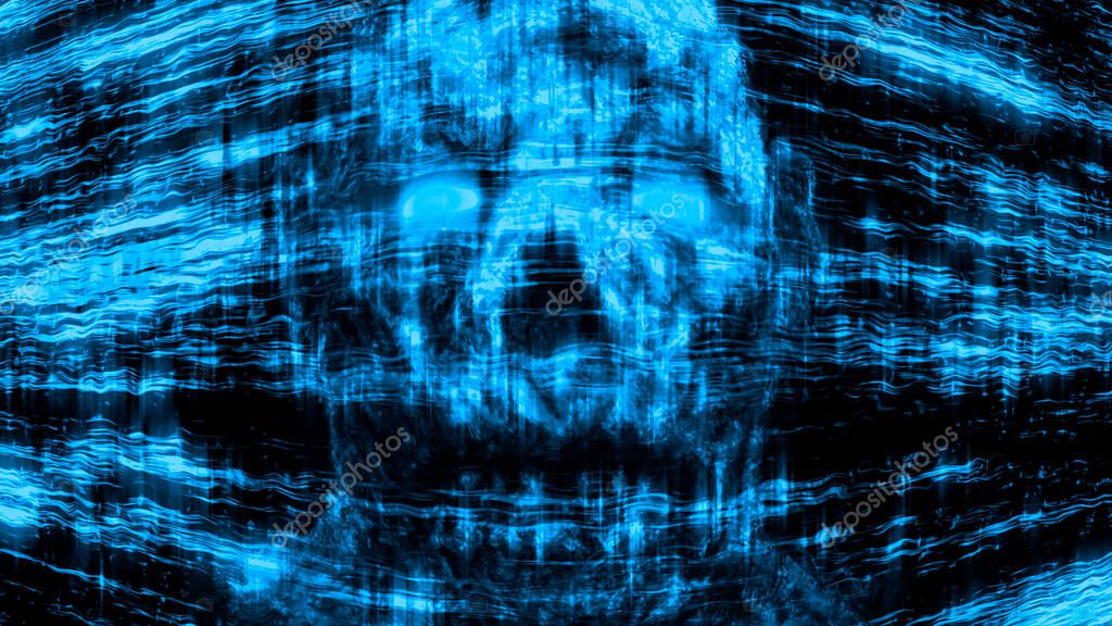 Extracci n de cr neo de ne n maligno de l neas y ruido. Ilustraci n en ...