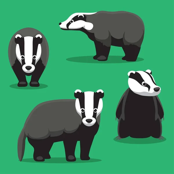 Badger cartoon Vector Images | Depositphotos