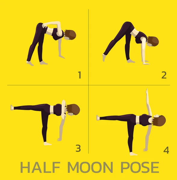 Lotus Pose Yoga Manga Tutorial How Cartoon Vector Illustration Stock