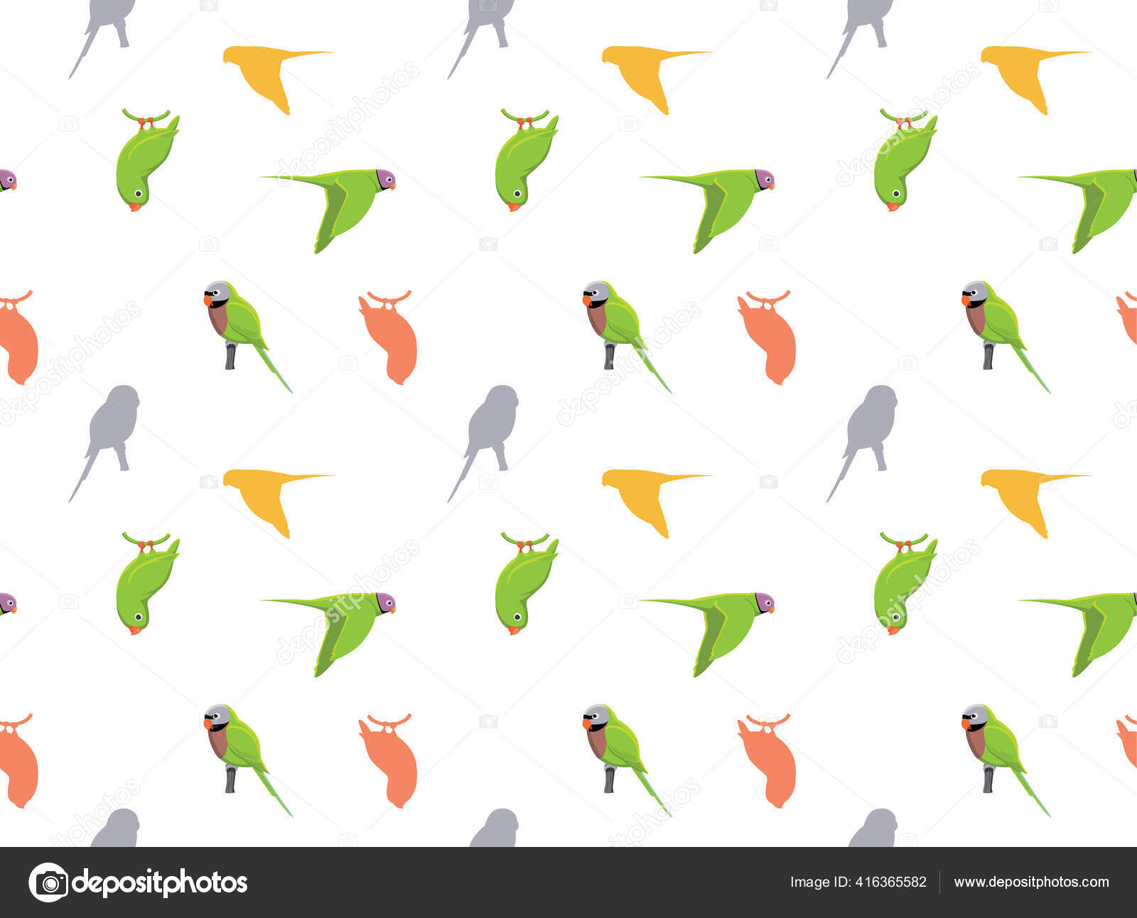 Ducks Seamless Cartoon Wallpaper Stock Vector Image by ©Punnawich ...
