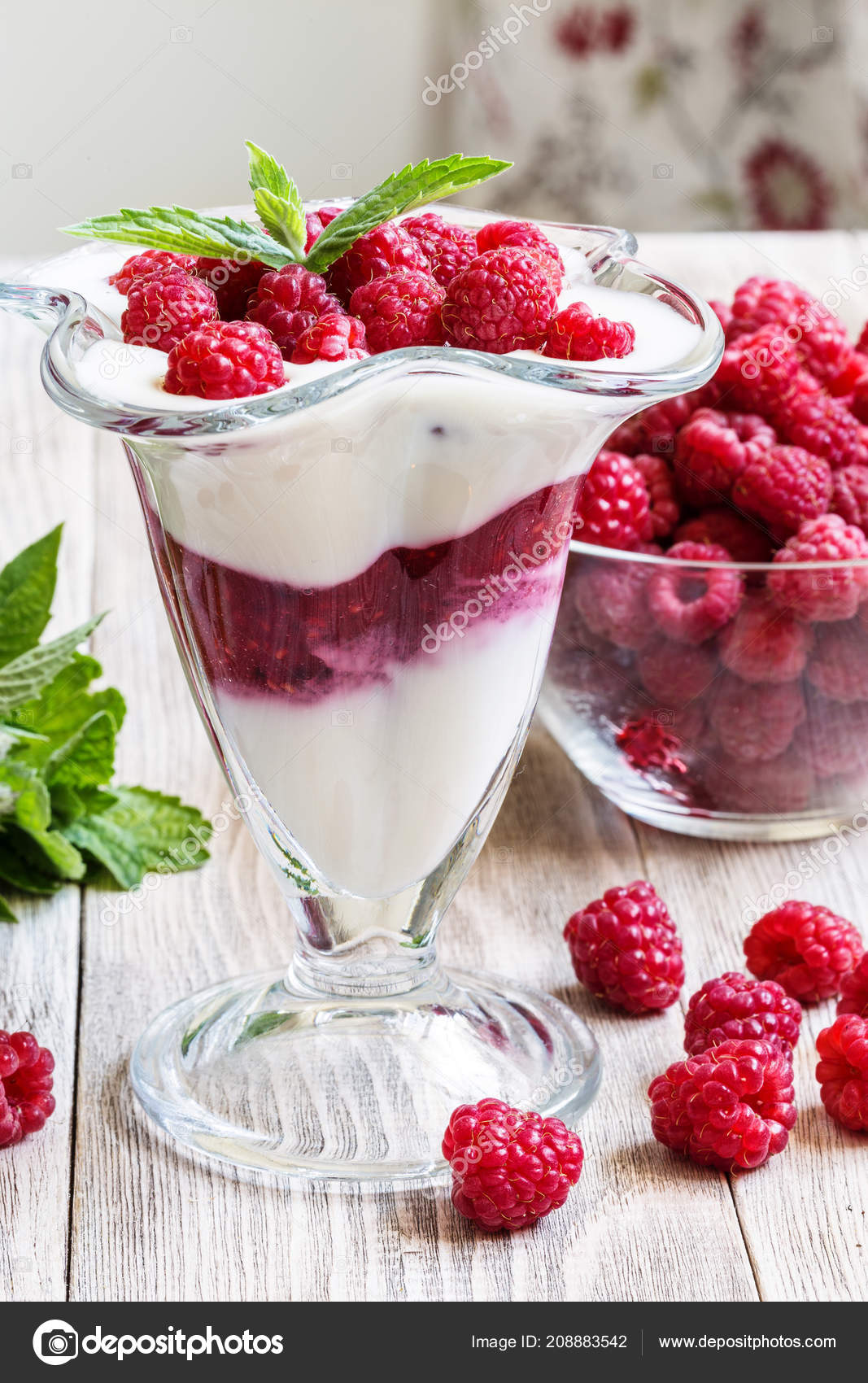 Image with yogurt Stock Photo by ©02irina 208883542