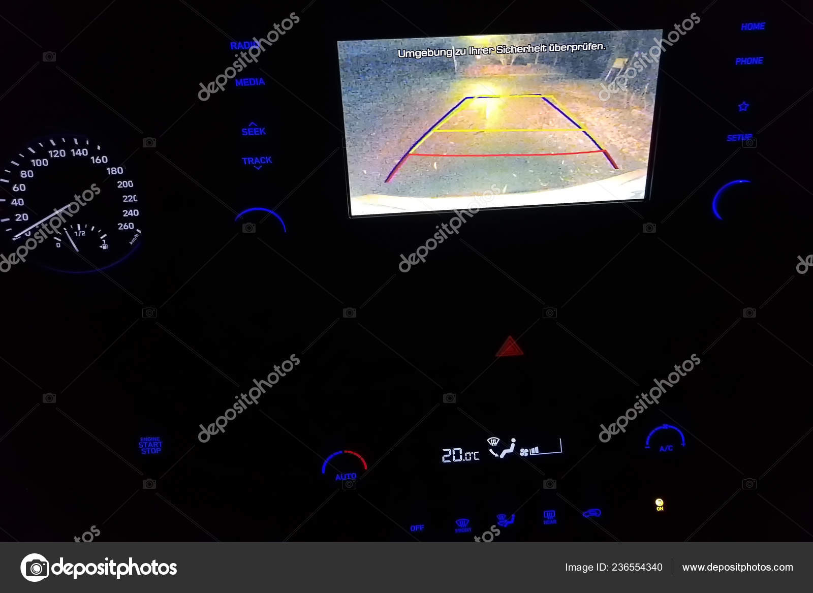 Car Rear View System Monitor Backwards — Stock Editorial Photo © NikD51 ...