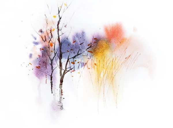 수채화 실루엣 Foto Stock, 수채화 실루엣 Immagini | Depositphotos