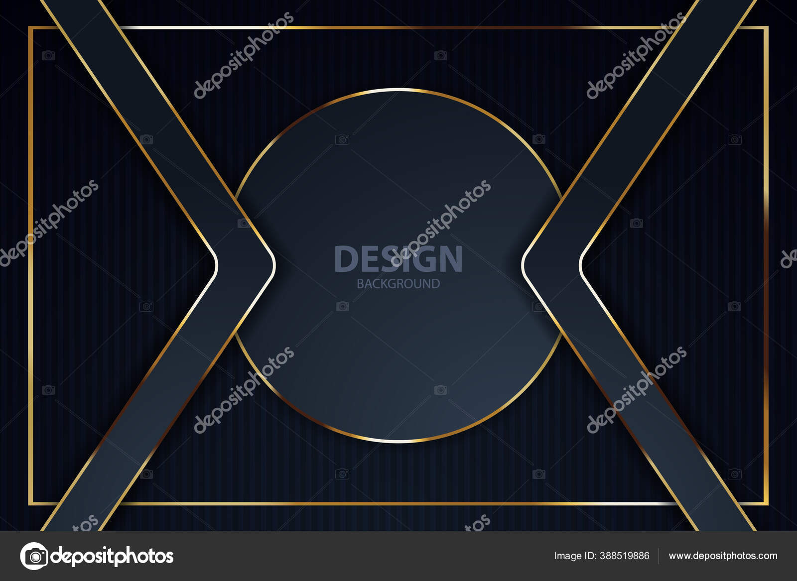 Gold Abstract Vector Background Board Text Message Design Modern Vector ...