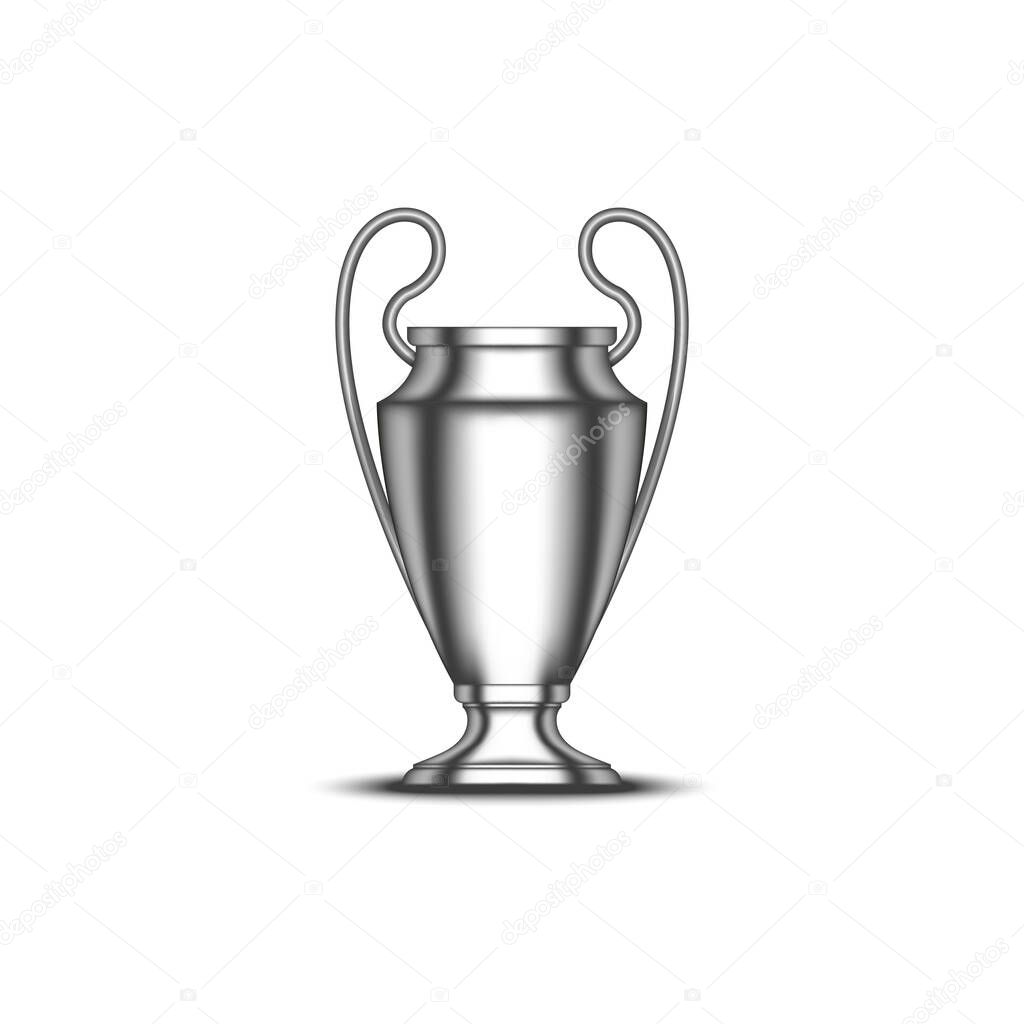 Uefa Champions League Cup Trofeo Fútbol Realista Vector Modelo Aislado ...