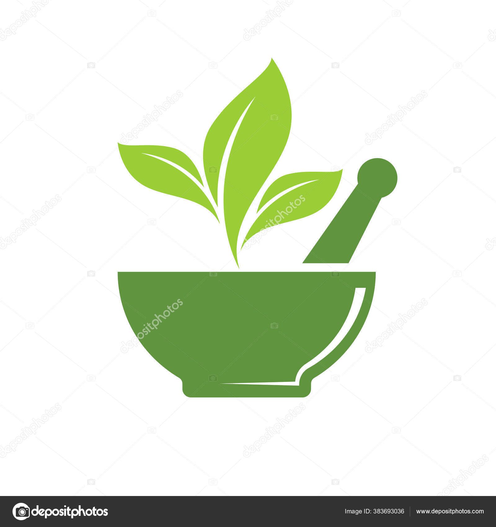 Herbal Medicine Icon Vector Illustration Design Template Stock Vector ...