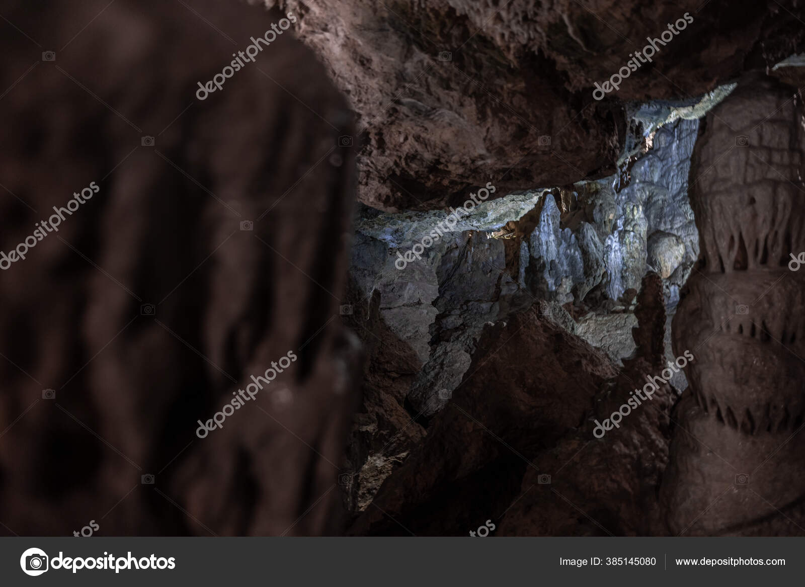 Mysterious Flowstone Cave Nebelhoehle Stalagmites Stalactites Germany ...