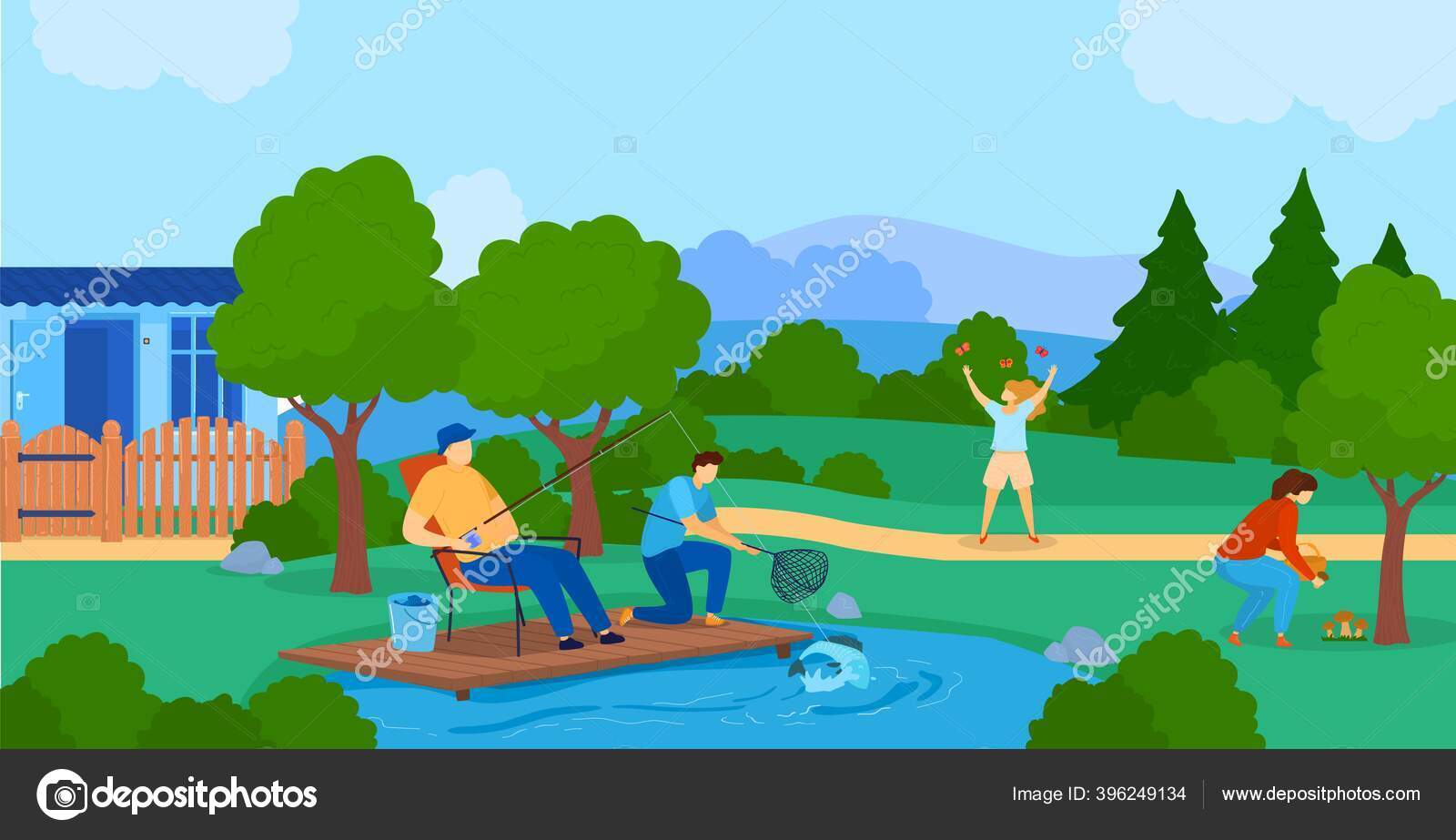 Spend Time With Friends Cartoon