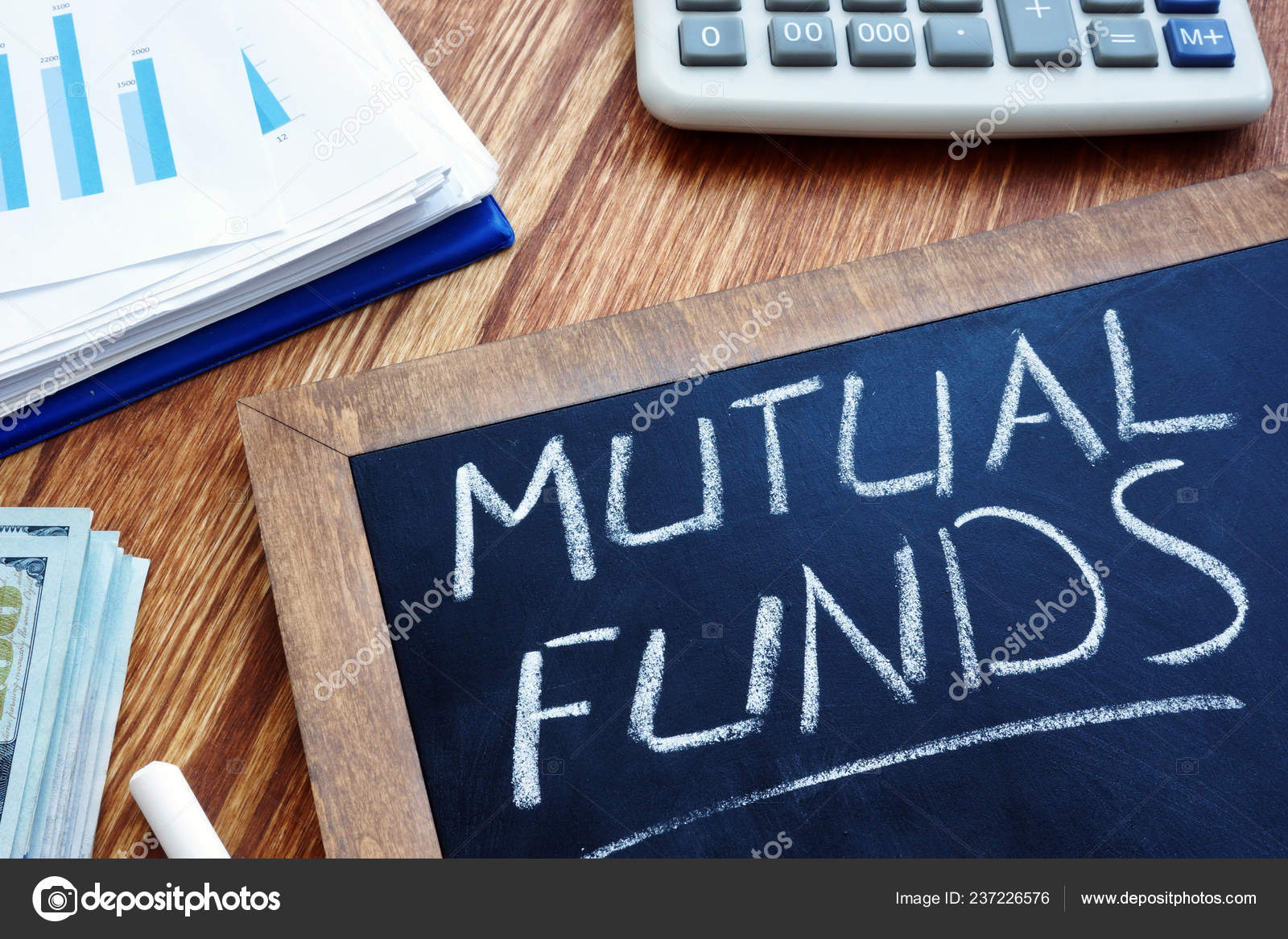 Mutual Funds Handwritten Desk — Stock Photo © designer491 #237226576
