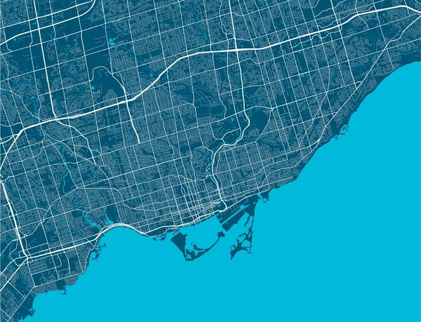 Mapa de toronto imágenes de stock de arte vectorial | Depositphotos