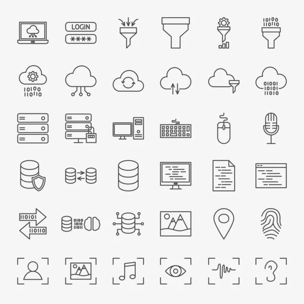 Programming Line Icons Set Stock Vector by ©Anna_leni 134683270