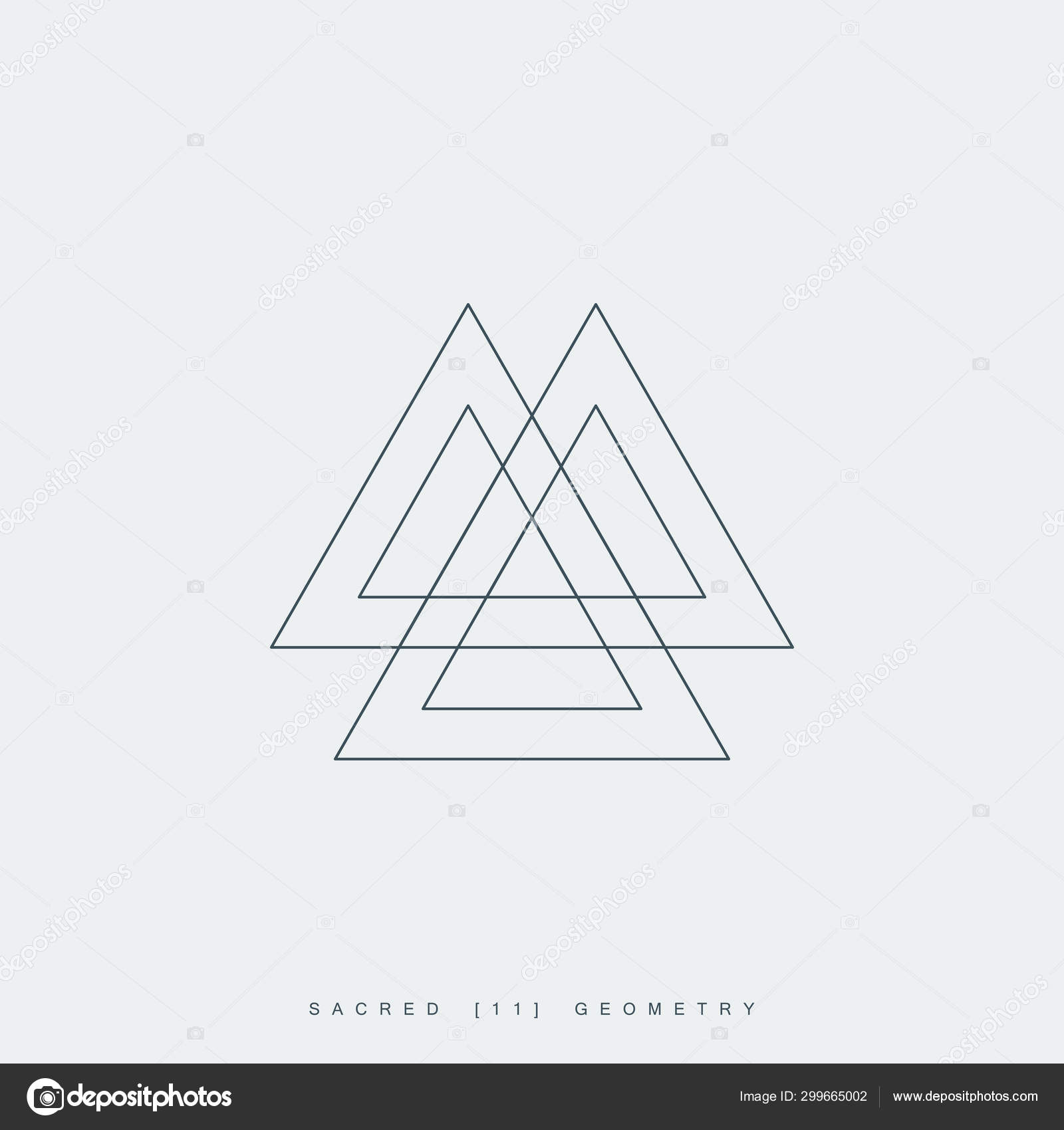 Sacred geometry valknut Stock Vector Image by ©V_76 #299665002