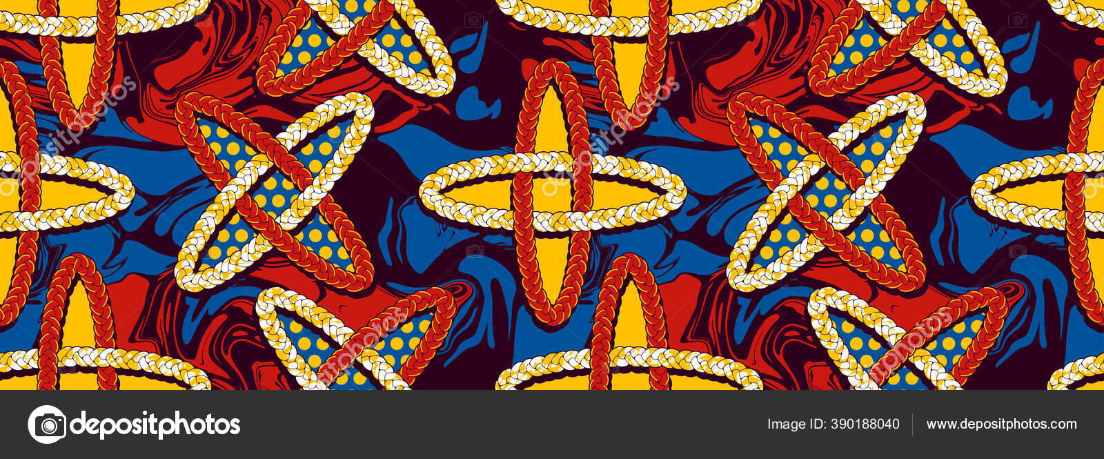 African Seamless Pattern Picture Art Abstract Background Vector ...