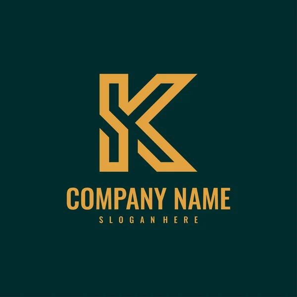 Abstract letter SK / KS logo design concept with monogram style - Stock ...