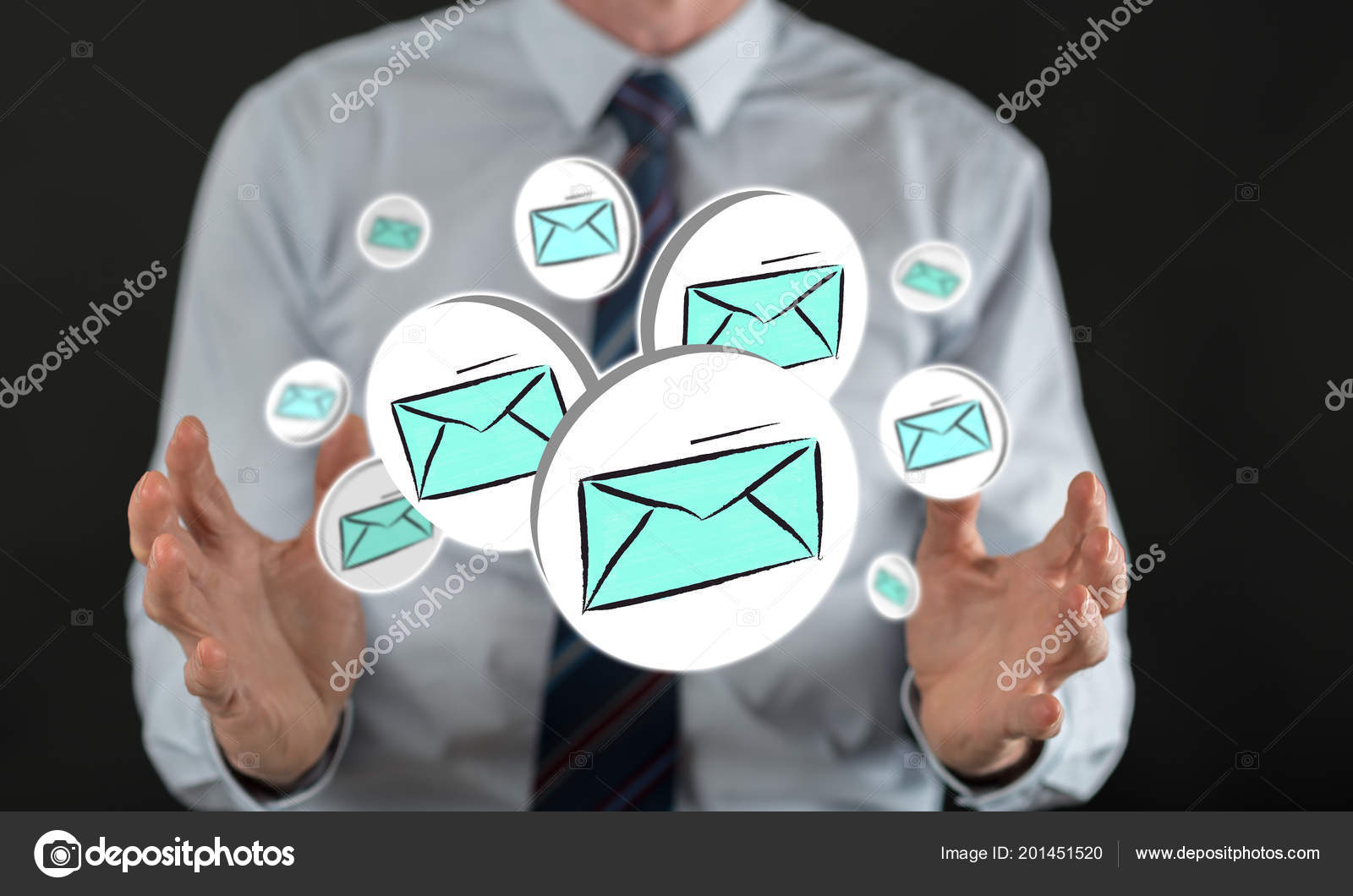 Mail Concept Hands Man Background Stock Photo by ©thodonal 201451520