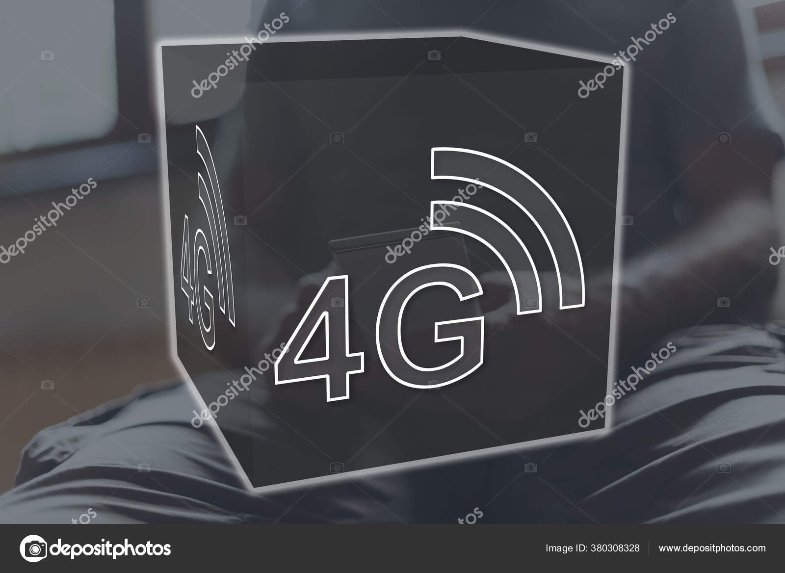 Network Concept Illustrated Picture Background Stock Photo by ©thodonal ...