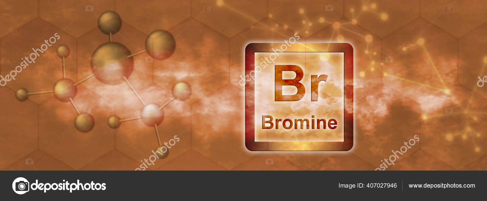 Graphic Model Of Bromine