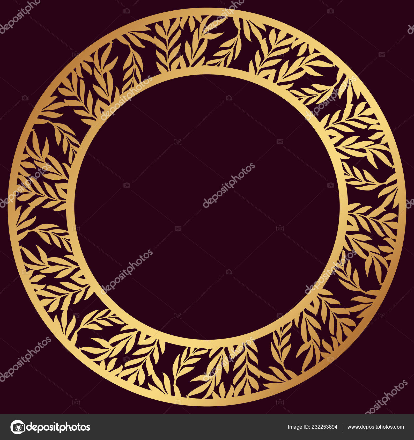 Openwork Frame Round