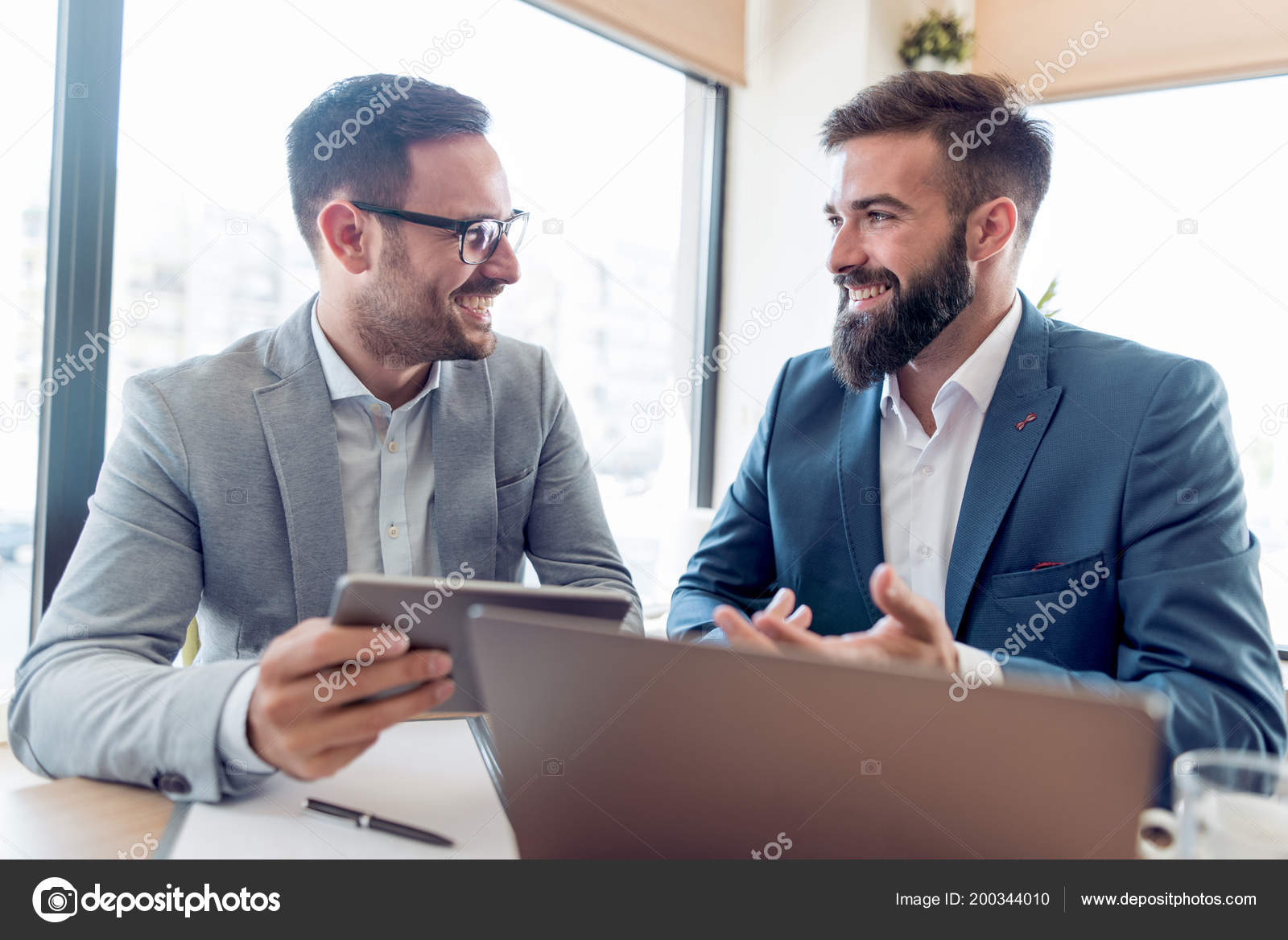 Business Discussion Two People