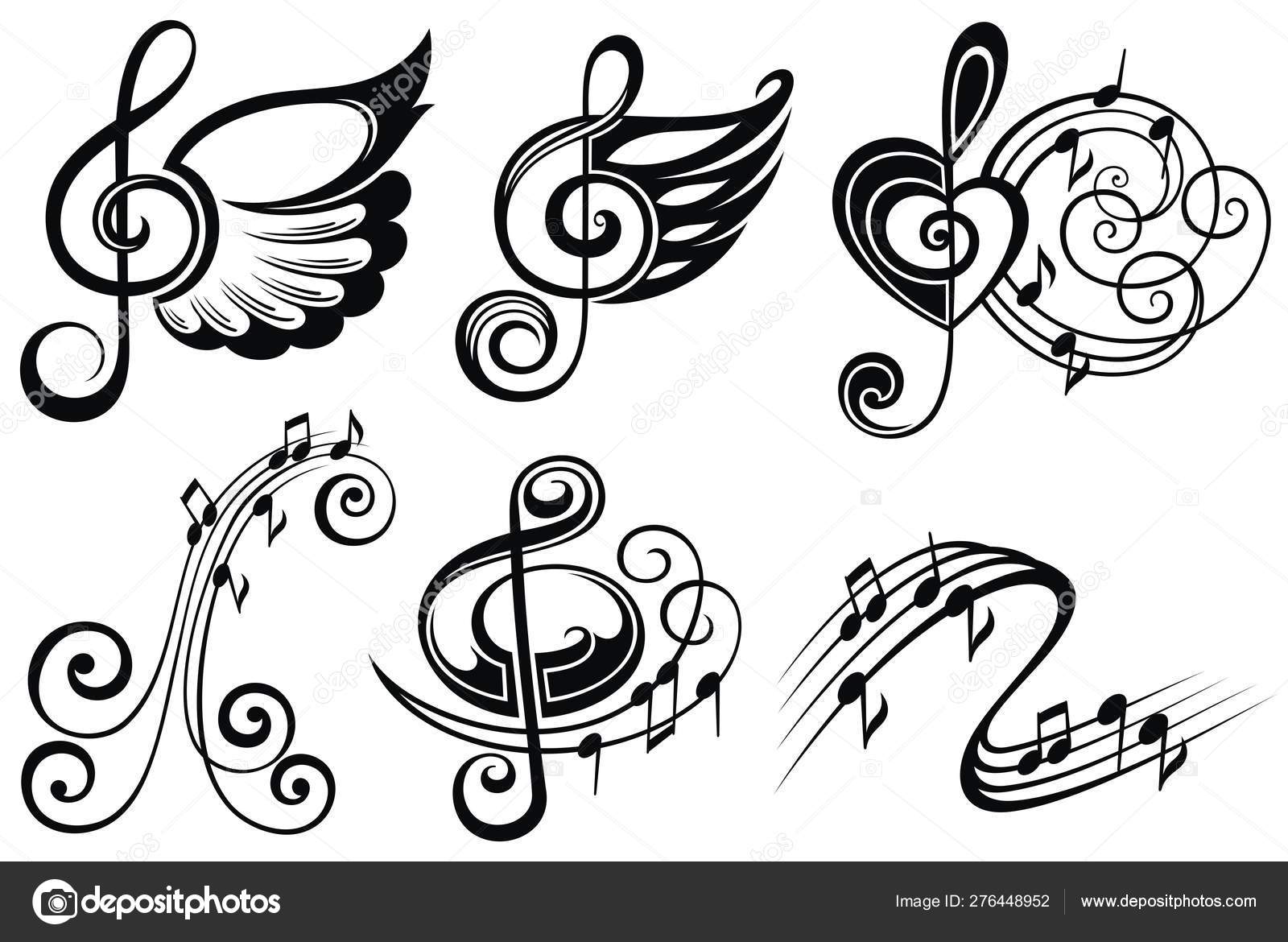 Music Symbols Drawings