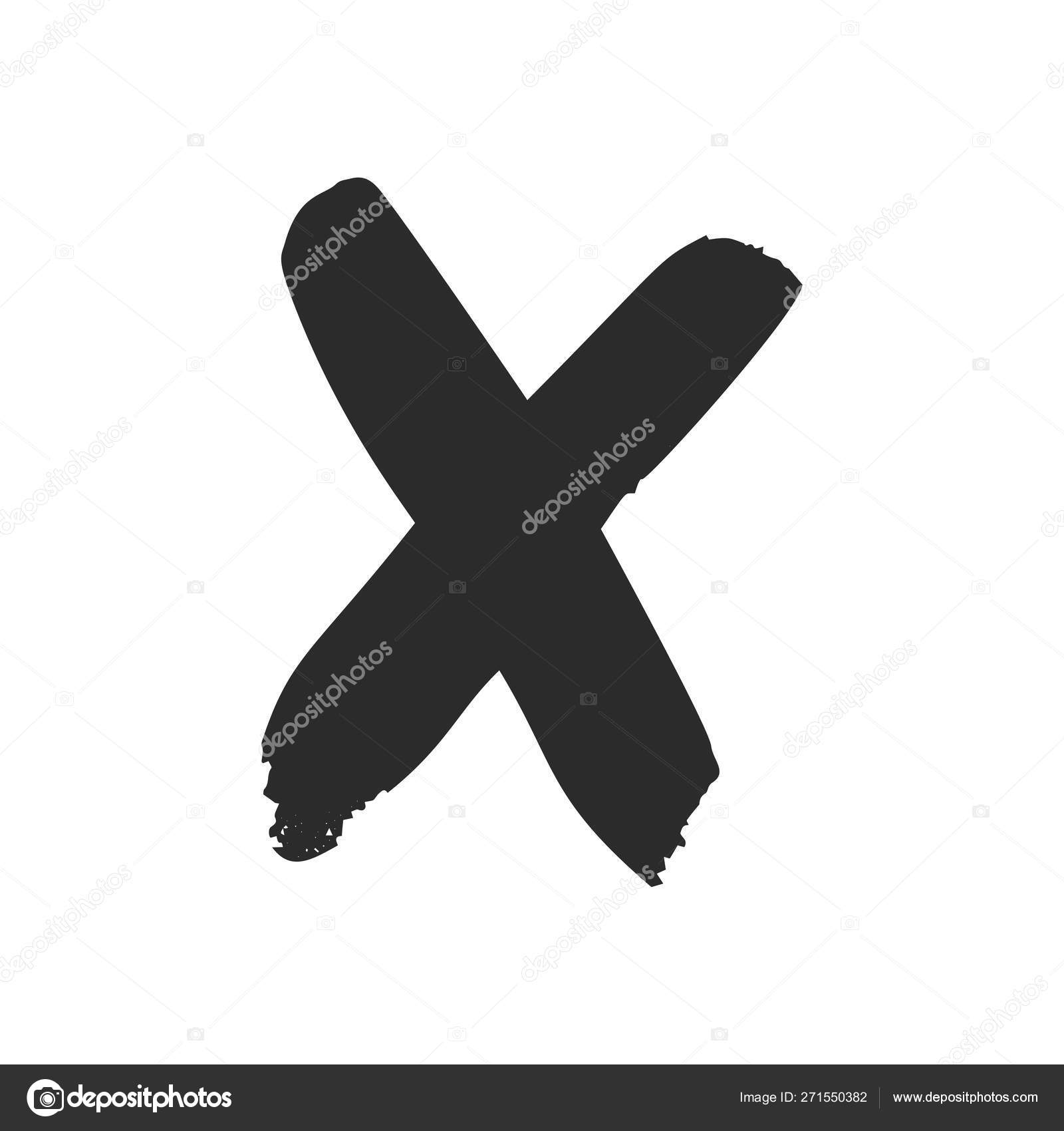 Black Ink Cross. Stock Vector Image by ©andrei45454 #271550382