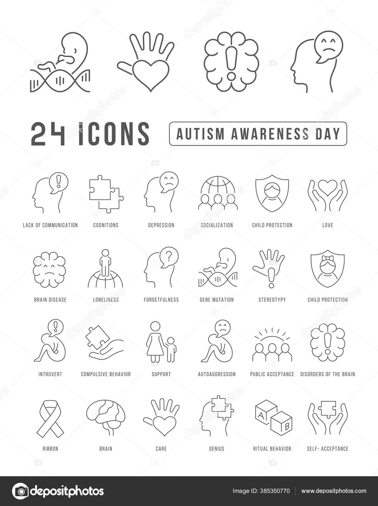 Autism Icons For Home Use