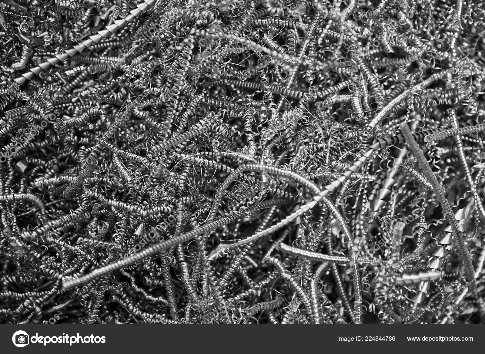 Metal Shavings Metalworking Materials — Stock Photo © Baranov_Evgenii ...