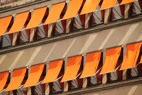Building orange window Stock Photos, Royalty Free Building orange ...