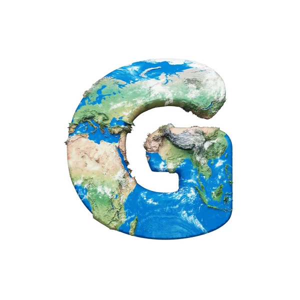 World earth globe alphabet letter T uppercase. Global worldwide font ...