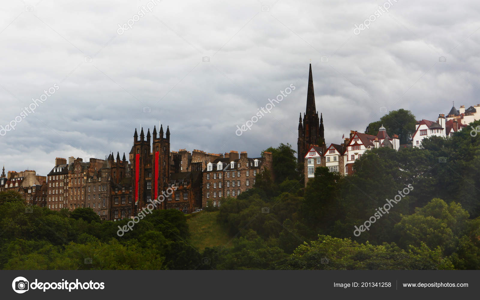 Scene City Edinburgh Scotland Stock Photo by ©hstiver 201341258