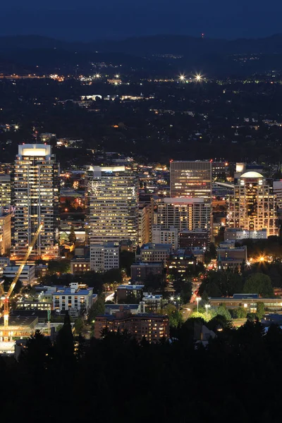 Portland night skyline Stock Photos, Royalty Free Portland night ...