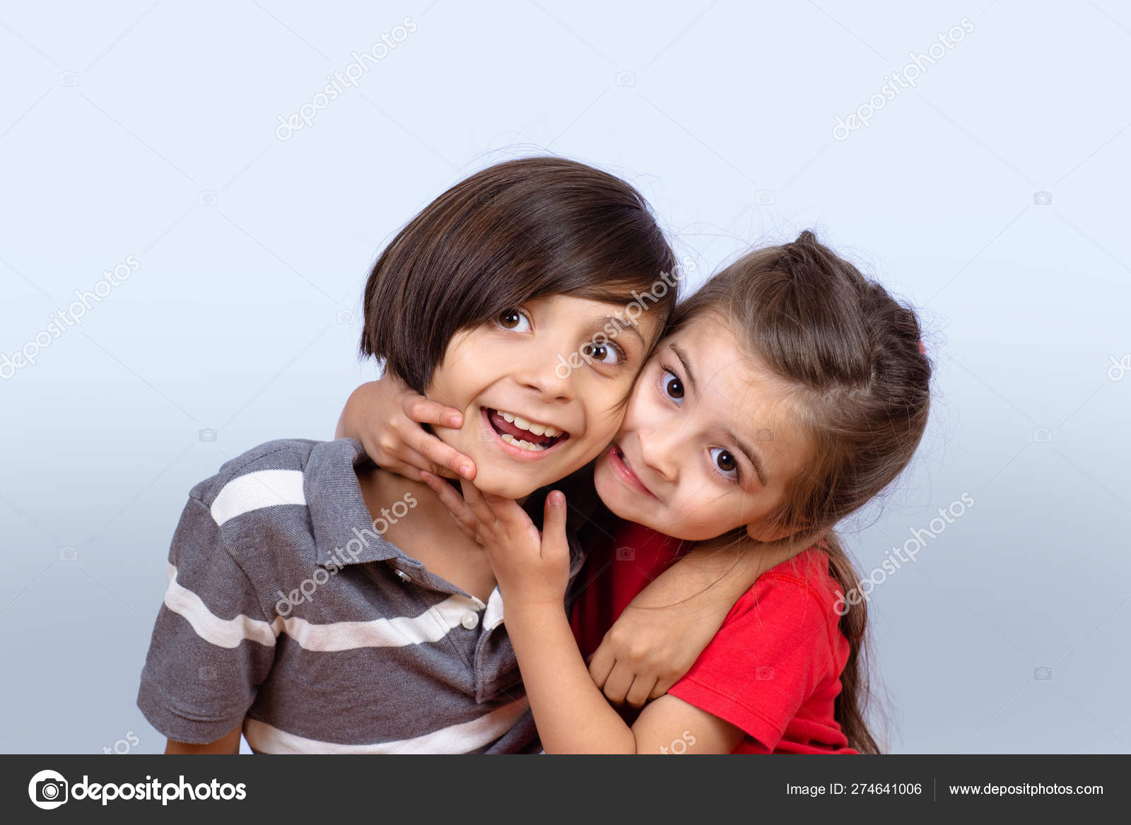 Children Hugging Each Other