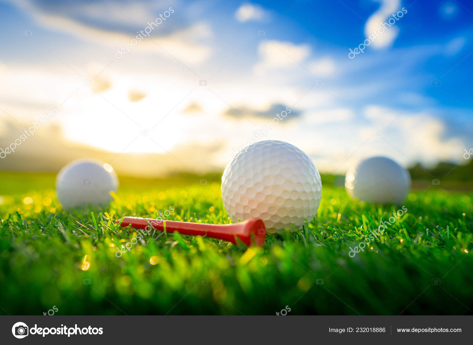 Golf Ball On Tee Wallpaper