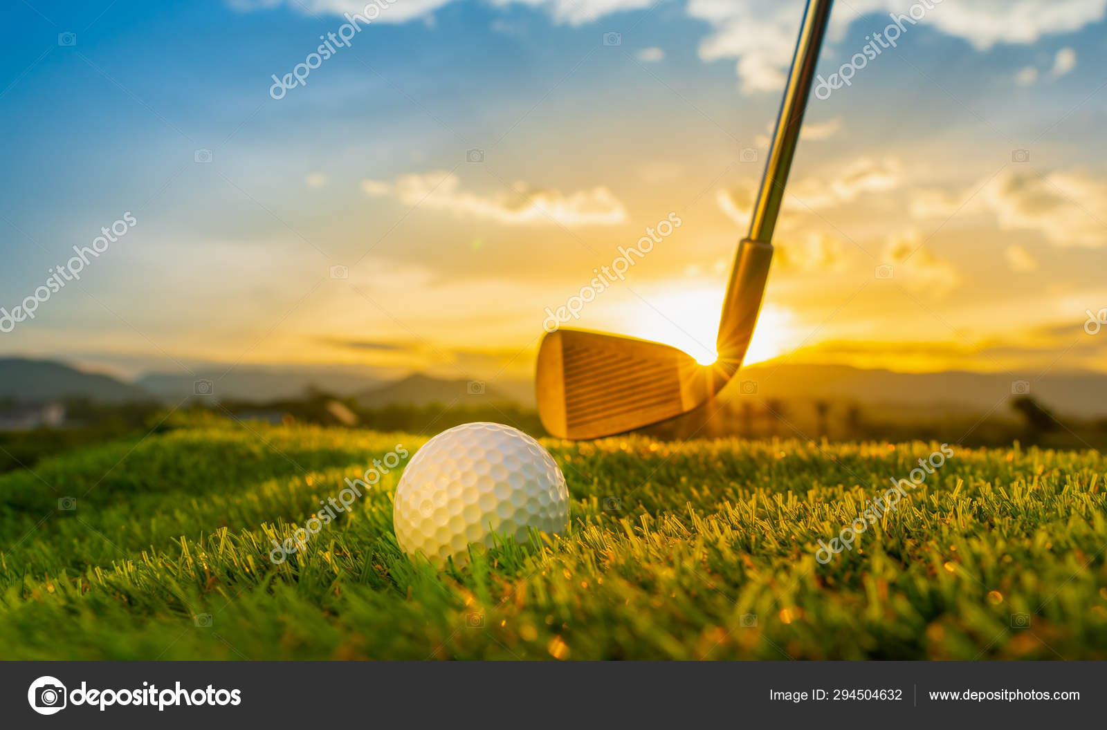Golf Course Green Background