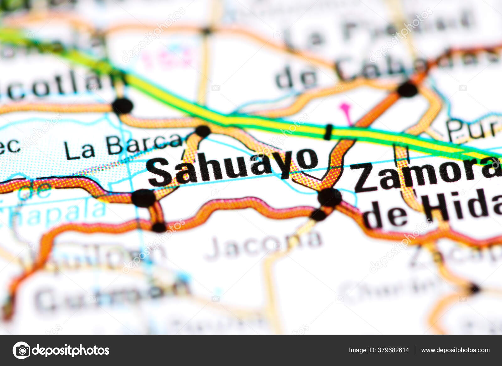 Sahuayo Mexico Map Stock Photo by ©aliceinwonderland2020 379682614
