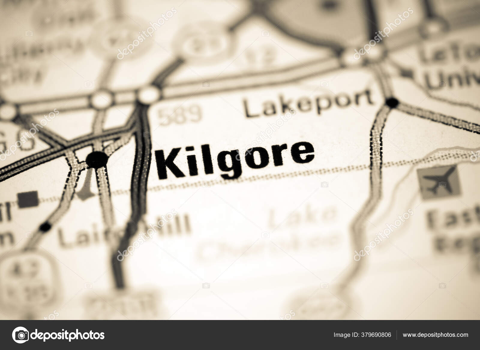 Kilgore Texas Map