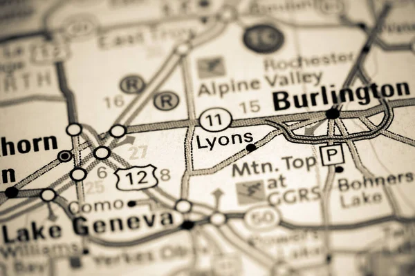 Lyon city map Stock Photos, Royalty Free Lyon city map Images ...